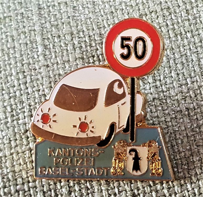 J696 - Pin Kantonspolizei Basel-Stadt 50 (Gebraucht) in Reinach BL für CHF 1.5 – mit Lieferung ...