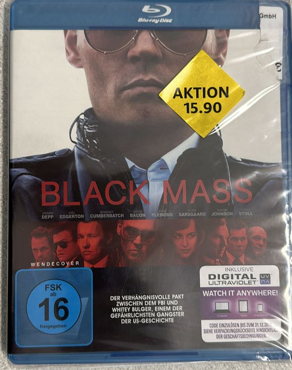 BLACK MASS BLU-RAY (Neu und originalverpackt) in für CHF 3 – mit Lieferung auf Ricardo kaufen