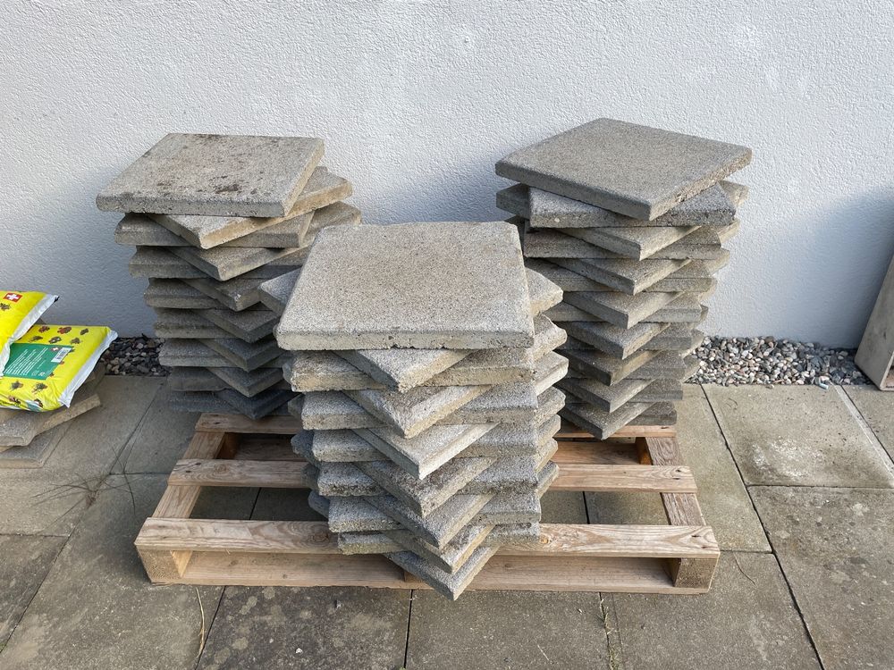 Ca 45 Gartenplatten 40x40x4cm | Kaufen auf Ricardo