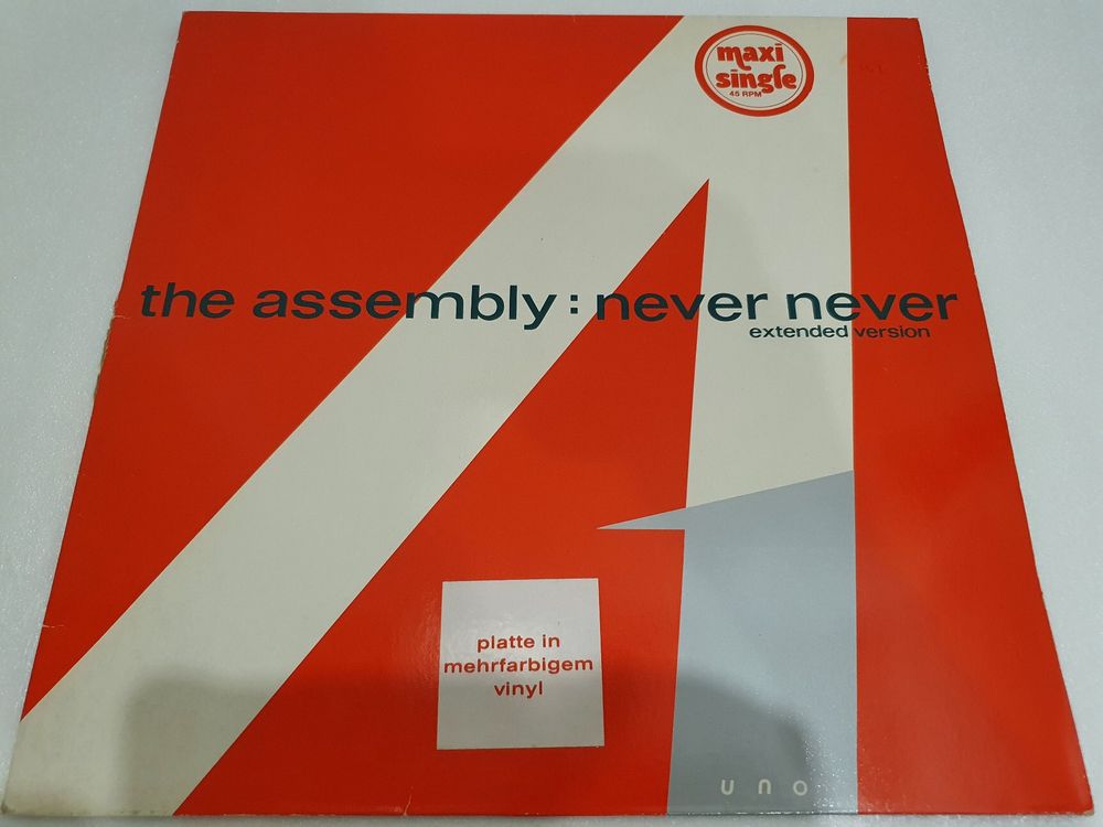 The Assembly – Never Never (Maxi, Synth-pop, Multicoloured) (Gebraucht ...