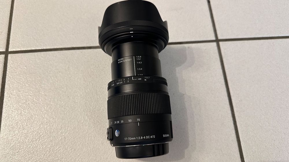 Sigma 17-70 mm F2.8-4 DC, Macro, Canon EF, Reiseobjektiv (Gebraucht) in ...