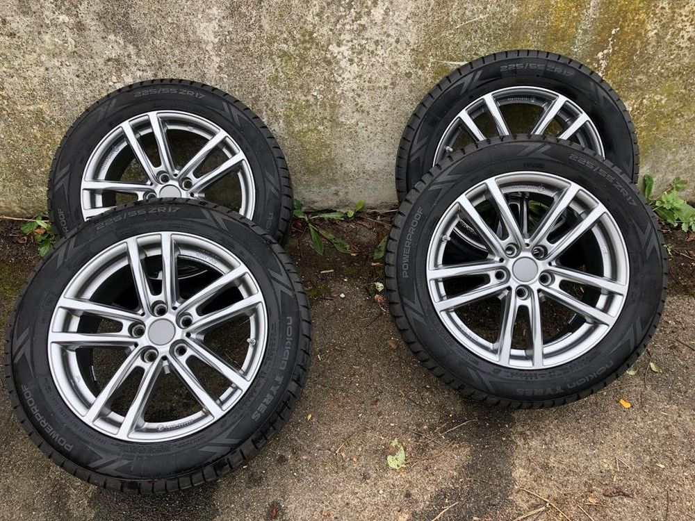 Sommerreifen Nokian 225/55 ZR17 inkl. Alu Felgen | Kaufen auf Ricardo
