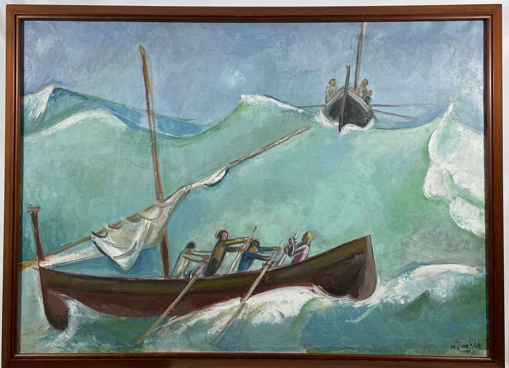 Hans Stocker (1896-1983) grosses Gemälde | Kaufen auf Ricardo