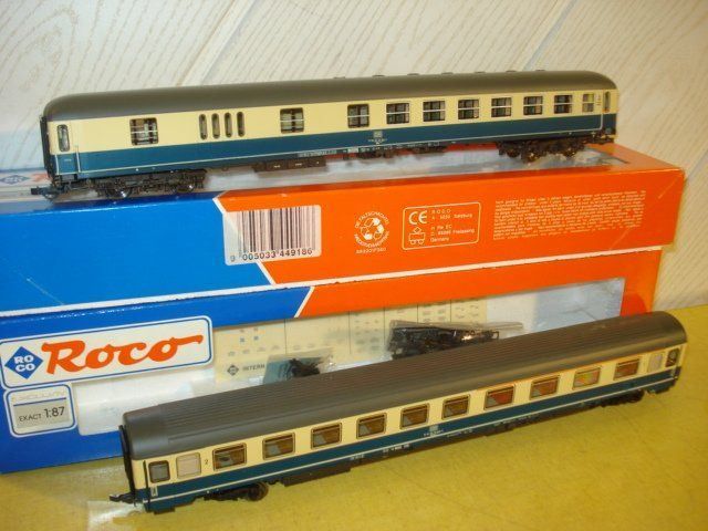 ROCO 44641+44918 - 2 DB-Wagen exact 1:87 (Neu (gemäss Beschreibung)) in ...