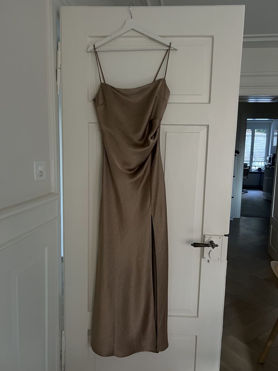 Bec + Bridge Nadia dress in gold/champagne (Neu (gemäss Beschreibung ...