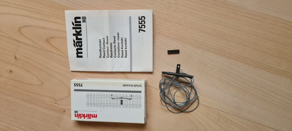 Märklin 7555 Schaltkontakt "Reed-Kontakt" (Neu und originalverpackt) in ...
