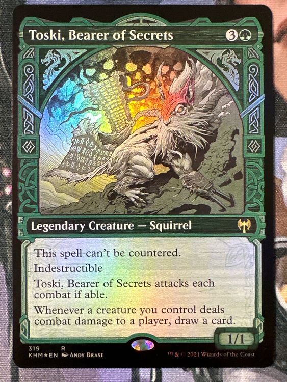 Toski, Bearer of Secrets FOIL Variant 319 Boosterfrisch (Neu (gemäss Beschreibung)) in Windlach ...