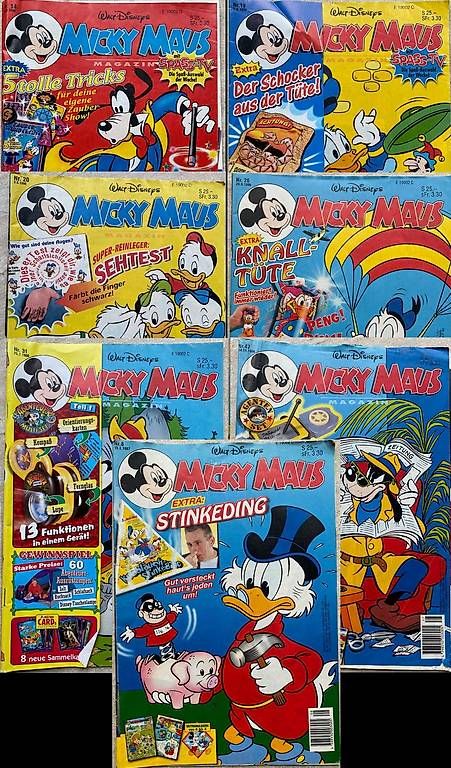 35 Micky Maus Comics Hefte aus den Jahren 1995/96/97/98 (Gebraucht) in ...