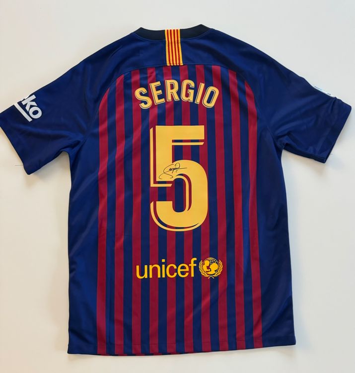 Fc Barcelona Sergio Busquets Trikot unterschrieben | Kaufen auf Ricardo