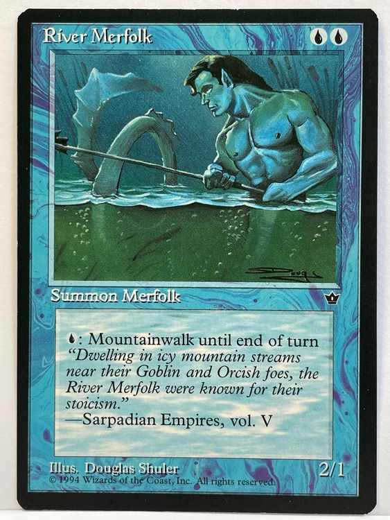 Magic The Gathering - River Merfolk | Kaufen auf Ricardo