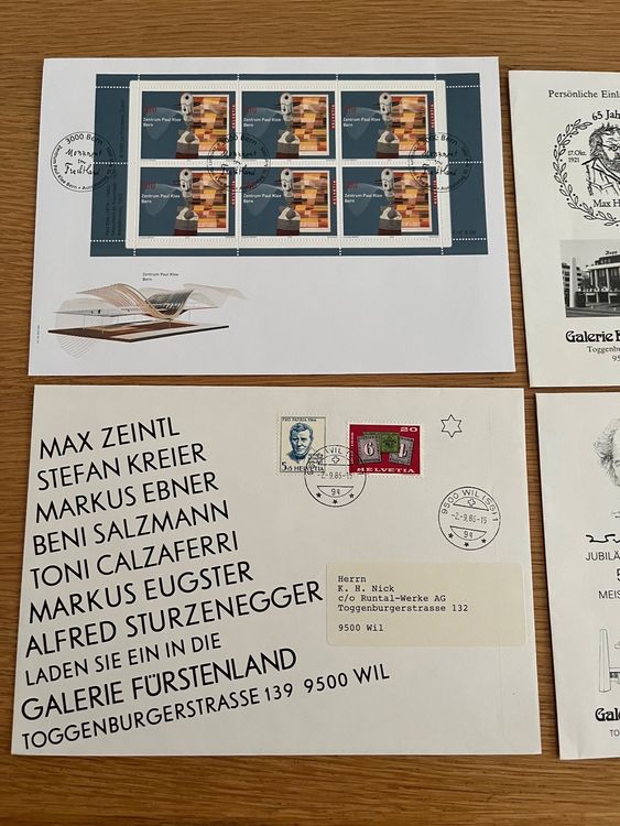 4 Gross Briefe Schweiz (Gebraucht) in Murgenthal für CHF 3 – mit Lieferung auf Ricardo kaufen