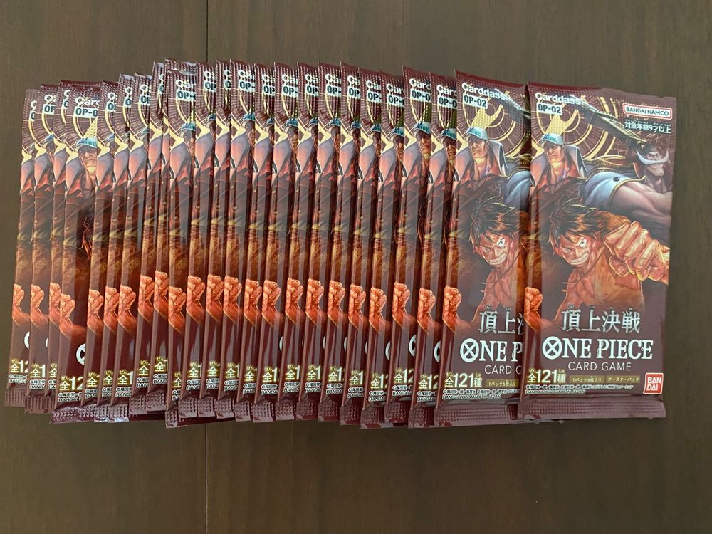 One Piece PARAMOUNT WAR OP-02 Booster Pack New-OVP-JPN (Neu und ...