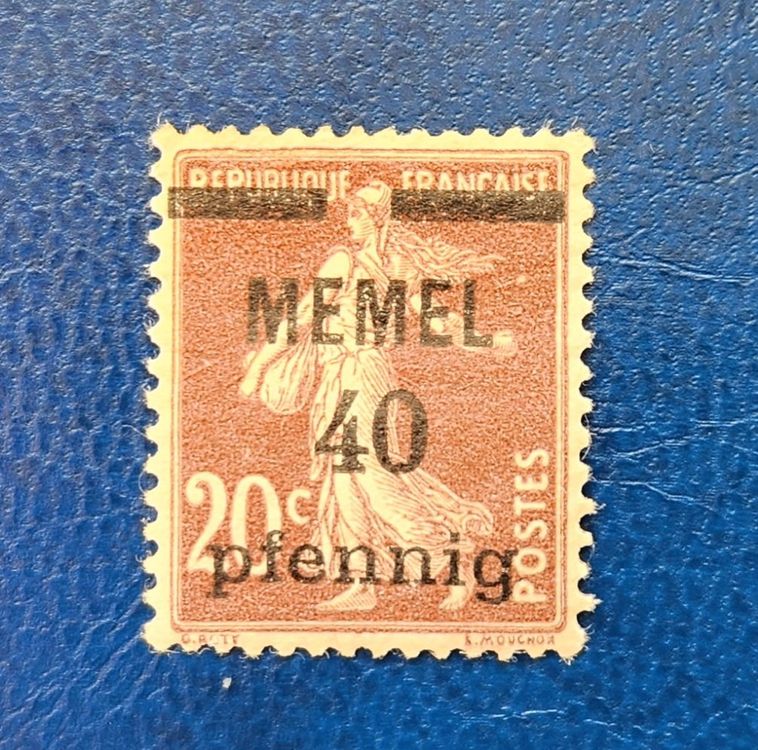 Deutsches Reich Memel-Mi 22 (Neu (gemäss Beschreibung)) in Hittnau für CHF 1 – mit Lieferung auf ...
