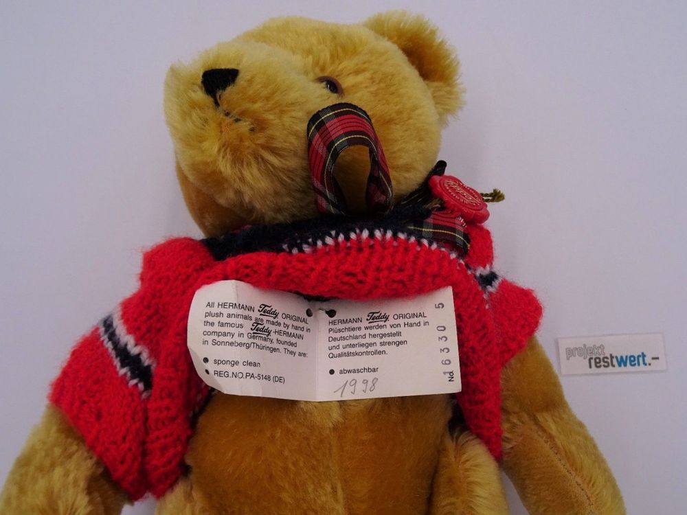 Original Sammler-Teddy mit Schleife von HERMANN (Gebraucht) in Bülach ...