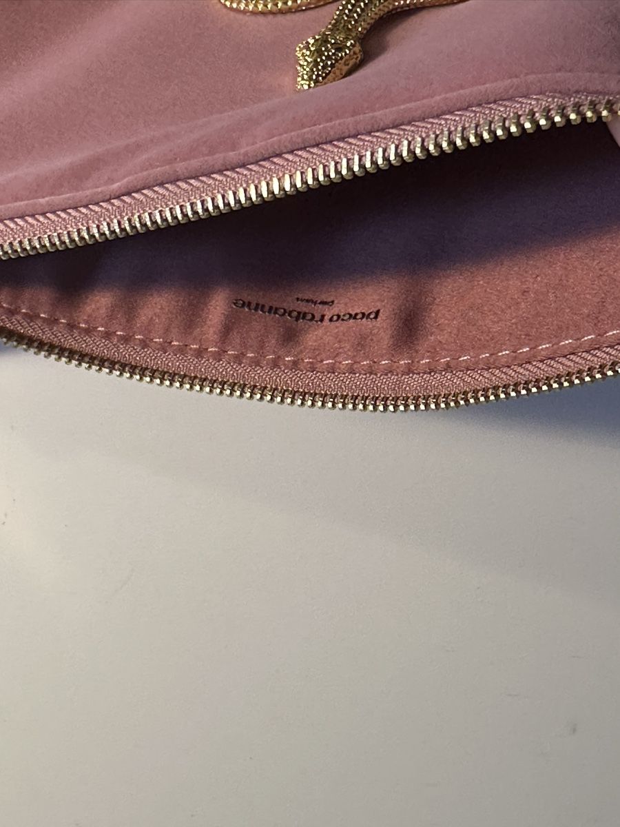 Paco Rabanne Clutch, Altrosa mit Schlange 🐍, Neuwertig! (Neu und ...
