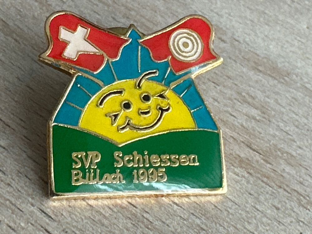 PIN SVP Schiessen Bülach 1995 (Gebraucht) in Glattbrugg für CHF 1 – mit ...