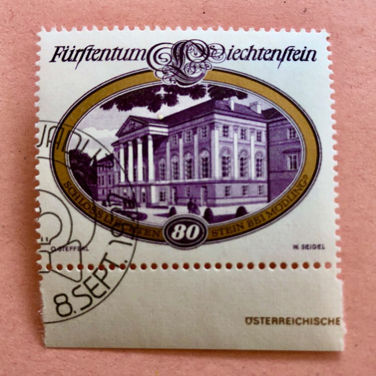 Briefmarken aus Fürstentum Liechtenstein mit Gummi (Gebraucht) in Aarau für CHF 0.25 – mit ...