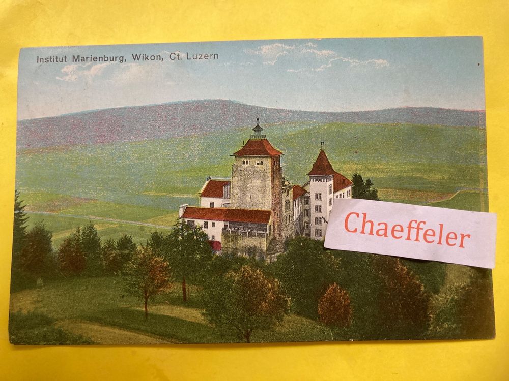 1922 Institut Marienburg, Wikon, Ct. Luzern (Gebraucht) in Zürich für CHF 6 – mit Lieferung auf ...