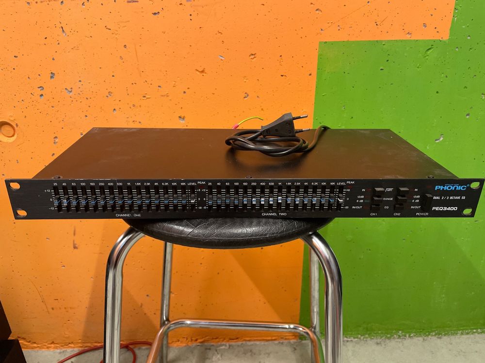 Phonic PEQ3400 Dual 2/3 Band Equalizer | Kaufen auf Ricardo