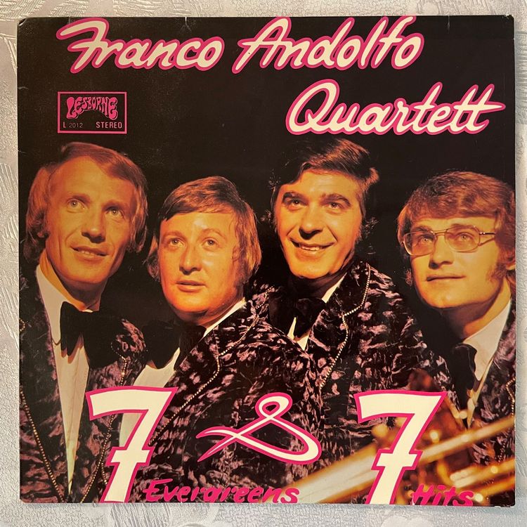 FRANCO ANDOLFO QUARTETT - 7 EVERGREENS X 7 HITS / SIGNIERT (Gebraucht ...