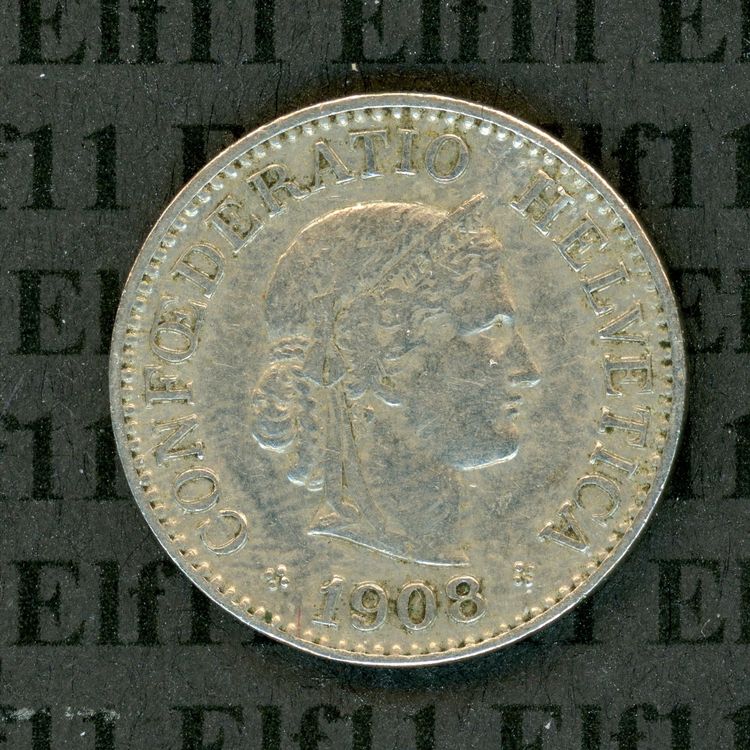 CHF___0.10 1908 -vz 10 Rappen (Gebraucht) in Widnau für CHF 7 – mit Lieferung auf Ricardo kaufen