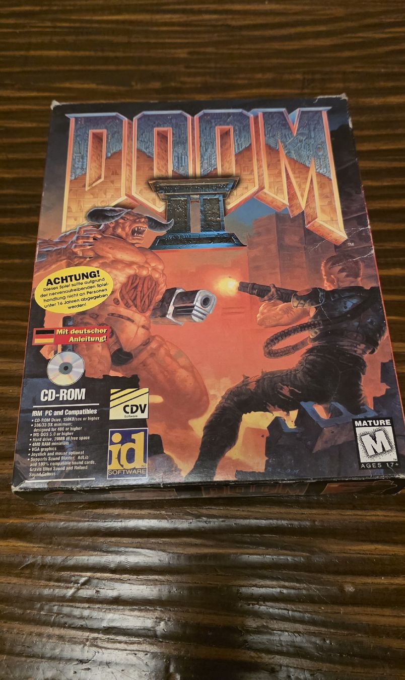 DOOM II – PC MS-DOS – Big Box – CD-ROM – Deutsch (Gebraucht) in Jona ...