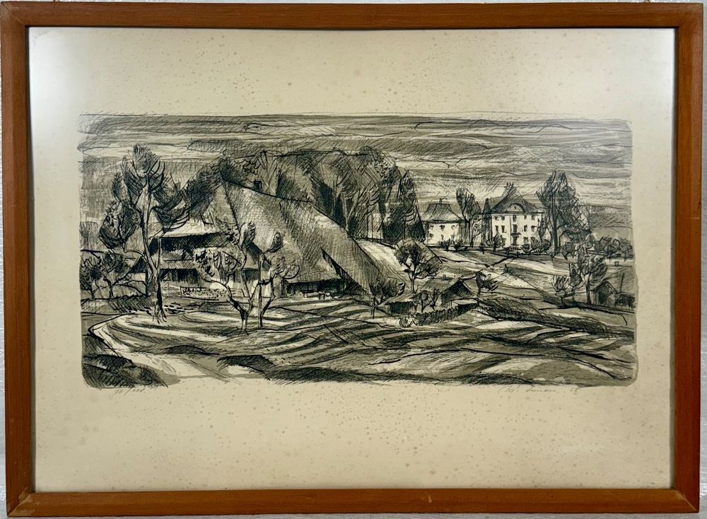 Walter Simon (1914-2010) Grosses Lithografie Handsigniert | Kaufen auf ...