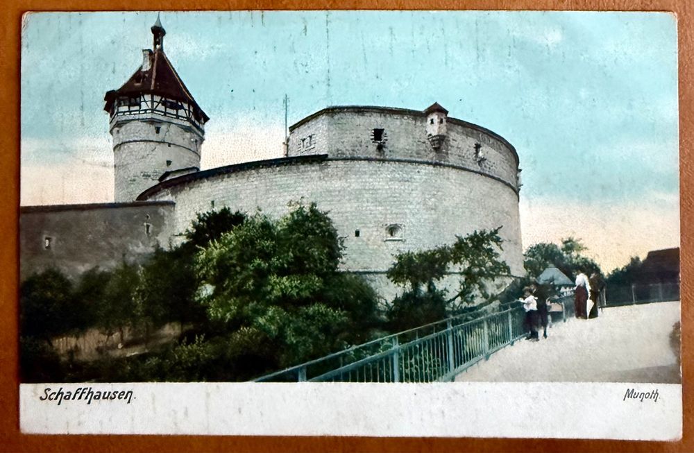 AK: Schaffhausen - Munoth - Animée. 1905 (D'occasion) à Lutry pour CHF ...