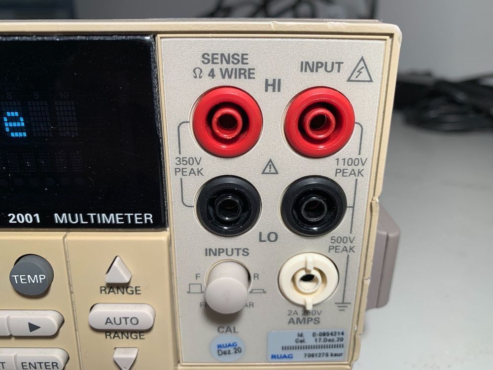 Keithley 2001 7.5 Digit Multimeter Cal. (Gebraucht) in Nottwil für CHF ...