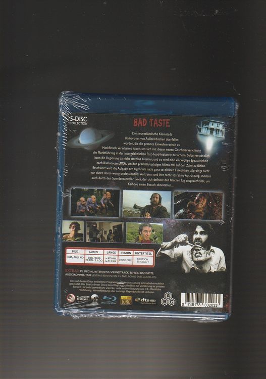Peter Jacksons Bad Taste 5-Disc Collection Blu Ray UNCUT (Gebraucht) in ...
