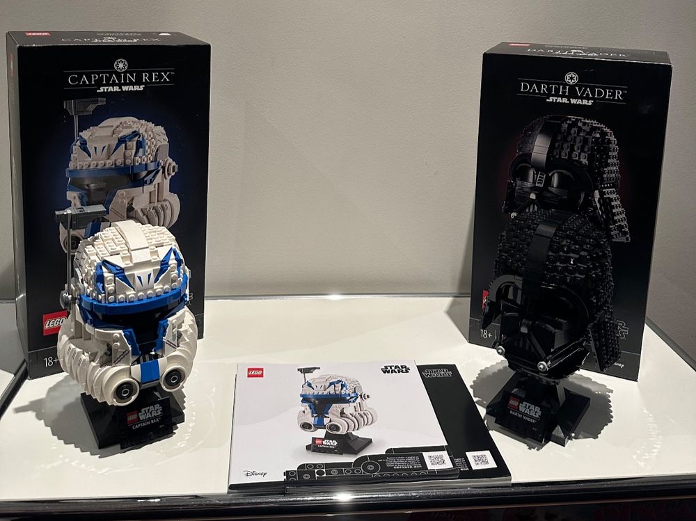 LEGO Star Wars Captain Rex & Darth Vader Helme Set mit OVP! (Gebraucht ...
