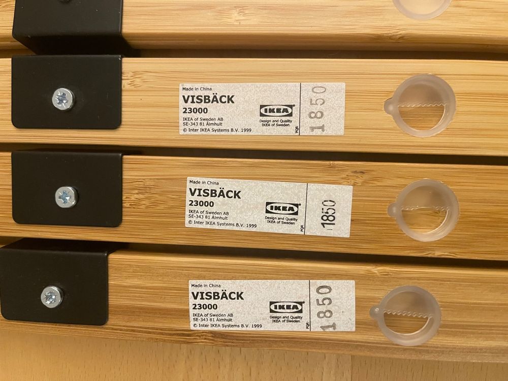 Ikea Visbäck 6 Stück total im Set (Gebraucht) in Nussbaumen AG für CHF ...