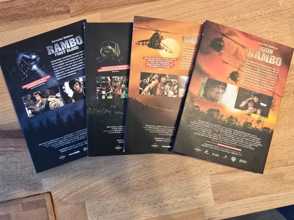 Rambo Collection, Sylvester Stallone, Teil 1-4, Collection (Gebraucht ...