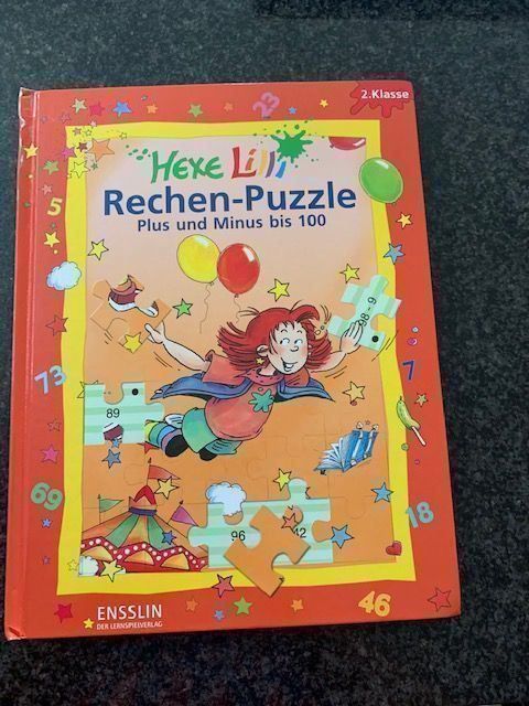 Hexe Lili Rechnen Buch Puzzle Plus Minus | Acheter sur Ricardo