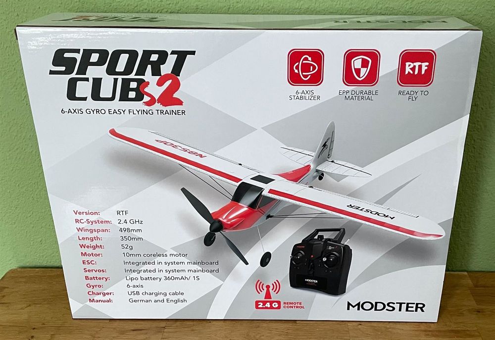 MODSTER Sport Cub 500, mit Gyro, RTF, alles dabei (Neu und originalverpackt) in Oberrüti für CHF ...