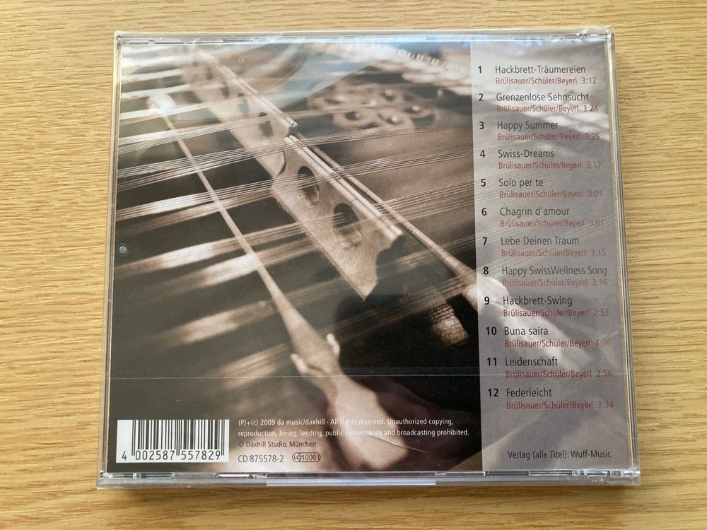 CD Roman Brülisauer Dreams Hackbrett-Träumereien (Neu und ...