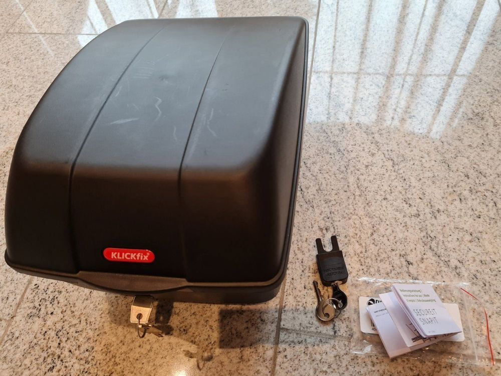KlickFix Bike Box 12L + secureit Schloss | Kaufen auf Ricardo