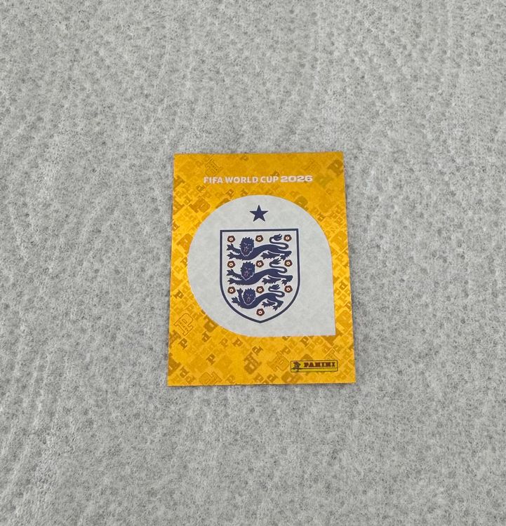 England badge ENG 1 Panini FIFA 2026 WM Sticker (Neu und ...