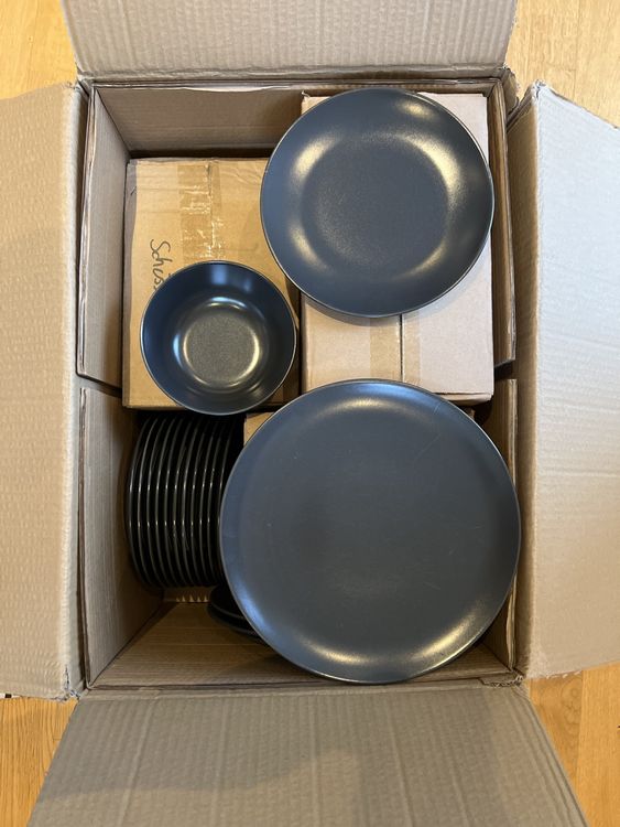 Ikea Geschirr Grau Matt