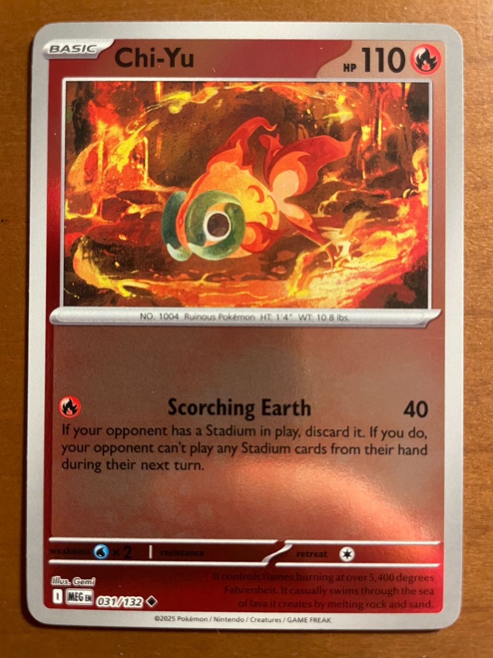 Pokemon Chi-Yu Reverse (Versand gratis) (Neu (gemäss Beschreibung)) in ...