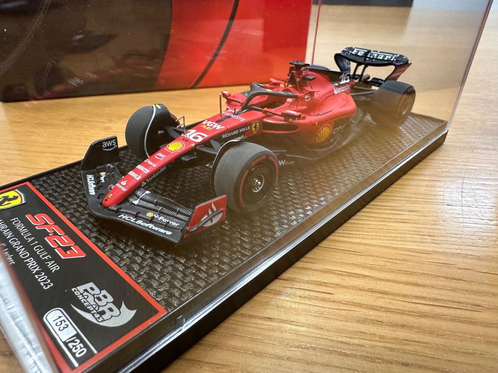 1/43 Ferrari SF23 2023 Bahrain Leclerc (Neu und originalverpackt) in ...