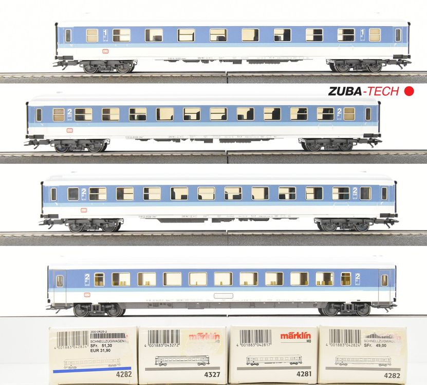 Märklin Personenwagen-Set InterRegio DB H0 WS OVP | Kaufen auf Ricardo