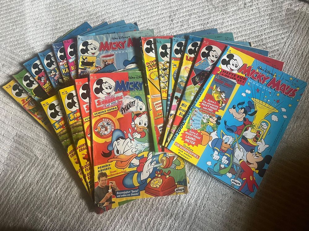 📖 17x Micky Maus 1994 Comic Walt Disney (Gebraucht) in Vaduz für CHF 15 ...