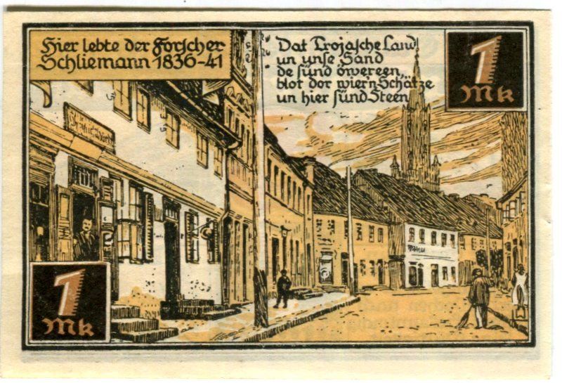 Notgeld "1 Mark. Fürstenberg 1921" (Gebraucht) in Basel für CHF 1 – mit ...