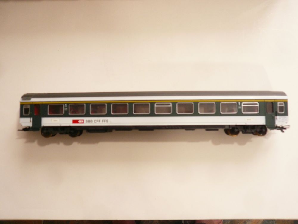 ROCO H0 DC EW IV WAGEN MIT LED BELÄUCHTUNG KEIN OVP 28cm (1) (Gebraucht ...