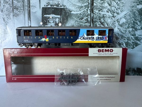 Bemo H0m; 3262 161 RhB WR-S Calanda Land «Stiva Rhätica» (Neu (gemäss ...