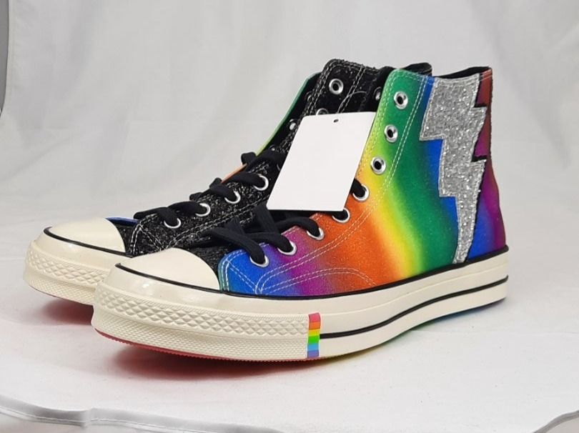 CONVERSE Chuck 70 All-Star Hi Pride Rainbow Glitter Gr. 46 | Kaufen auf ...