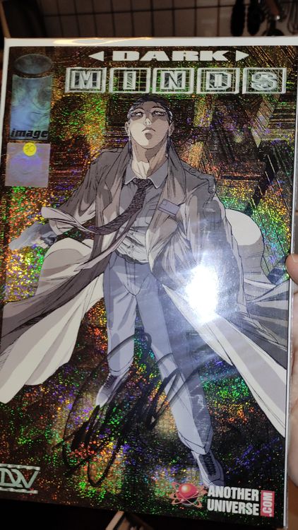 DARK MINDS Manga,Wizard Comic Mag. COA, PAT LEE signiert (Neu (gemäss ...