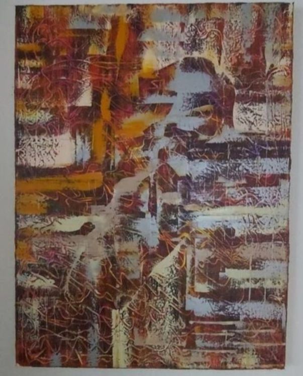 Gemälde Abstrakte Kunst von mir selbstgemalt 60×80 (Neu (gemäss Beschreibung)) in Riehen für CHF ...