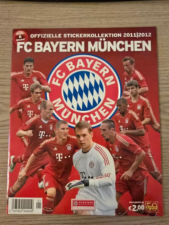 Panini FC Bayern München 2011/2012 Album komplett (Neu (gemäss ...